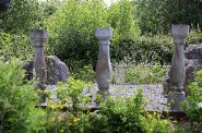 SET OF 8 ALTERNATING LIMESTONE BALUSTERS - Sheppard's Irish Auction House
